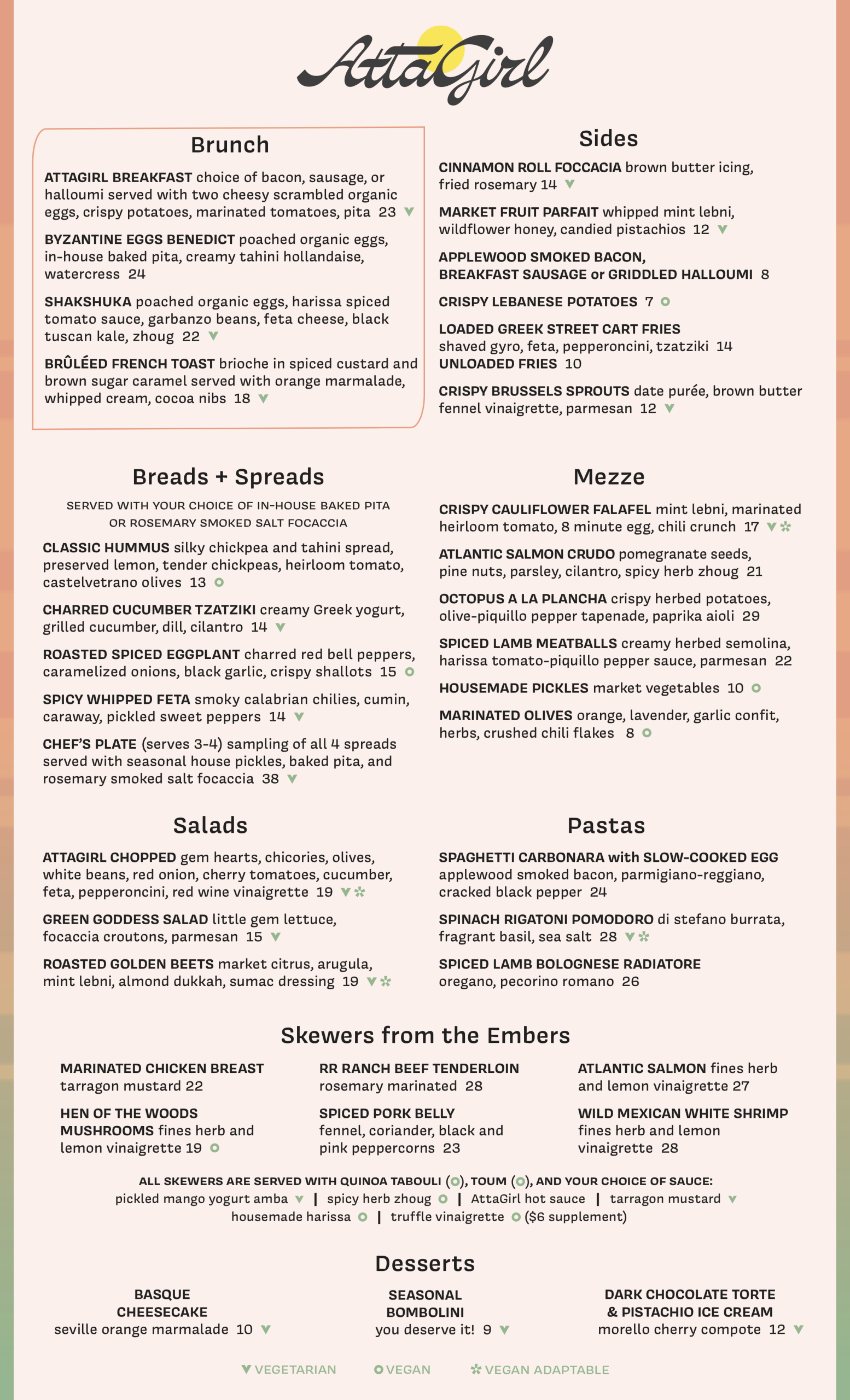 Attagirl Hermosa Beach A Coastal Mediterranean Restaurant In Hermosa